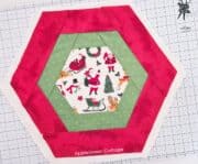 Quilted Hexagon Table Topper Pattern - AppleGreen Cottage