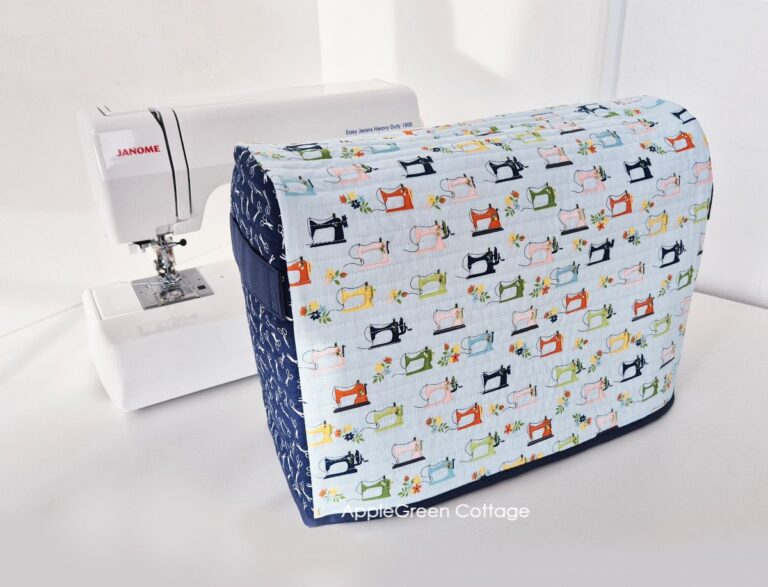 Free Sewing Machine Cover Pattern - 3 Sizes! - AppleGreen Cottage