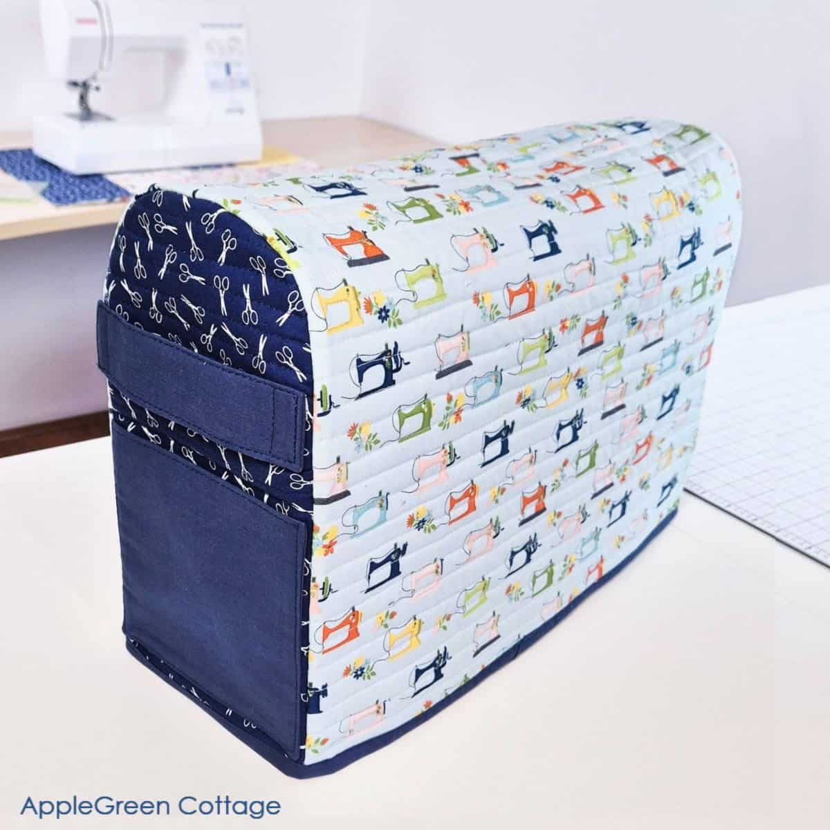 Free Sewing Machine Cover Pattern - 3 Sizes! - AppleGreen Cottage