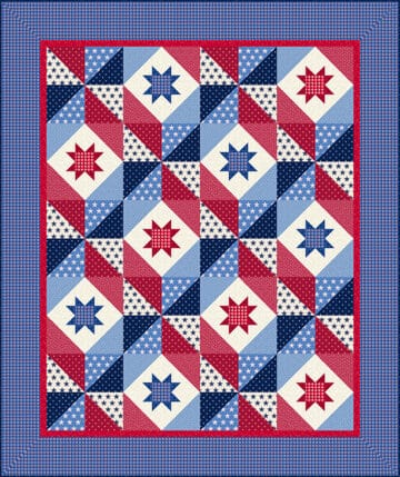 10+ Free Patriotic Quilt Patterns To Celebrate - AppleGreen Cottage