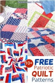 10+ Free Patriotic Quilt Patterns To Celebrate - AppleGreen Cottage