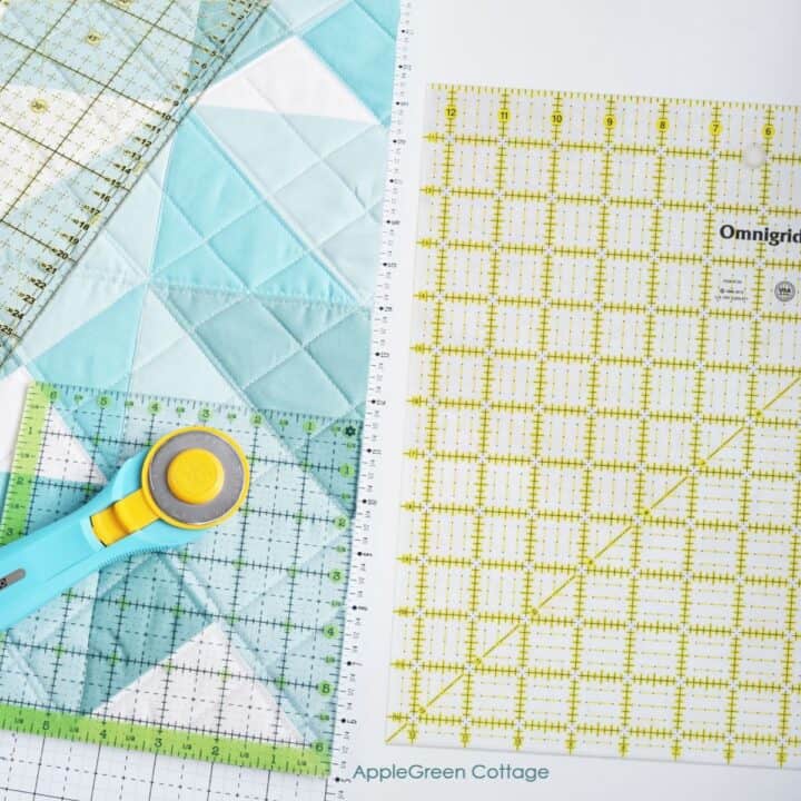 My 4 Favorite Quilting Rulers - AppleGreen Cottage