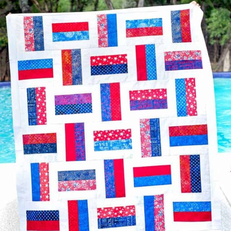 10+ Free Patriotic Quilt Patterns To Celebrate - AppleGreen Cottage