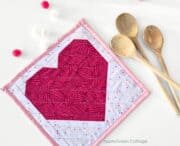 Heart Potholder Pattern - Beautiful And Free! - AppleGreen Cottage