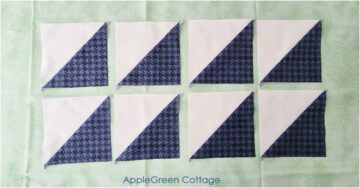 How To Make 8-At-A-Time Half-Square Triangles