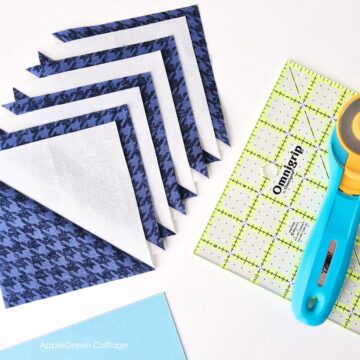 How To Make 8-At-A-Time Half-Square Triangles