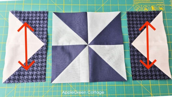 Pinwheel Star - Free Mini Quilt Pattern - AppleGreen Cottage