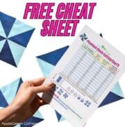 How To Make A Pinwheel Quilt Block - AppleGreen Cottage