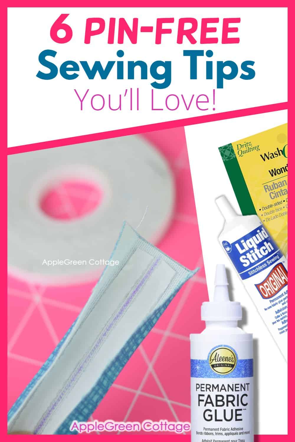 Sewing without pins - 6 Clever Workarounds!