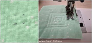 14 Easy Straight-Line Quilting Designs for Beginners - AppleGreen Cottage