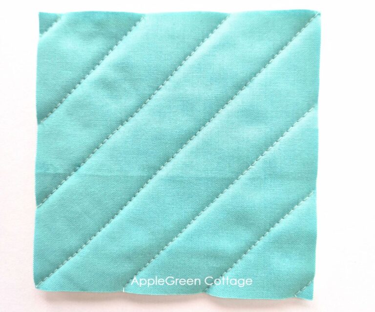 14 Easy Straight-Line Quilting Designs for Beginners - AppleGreen Cottage