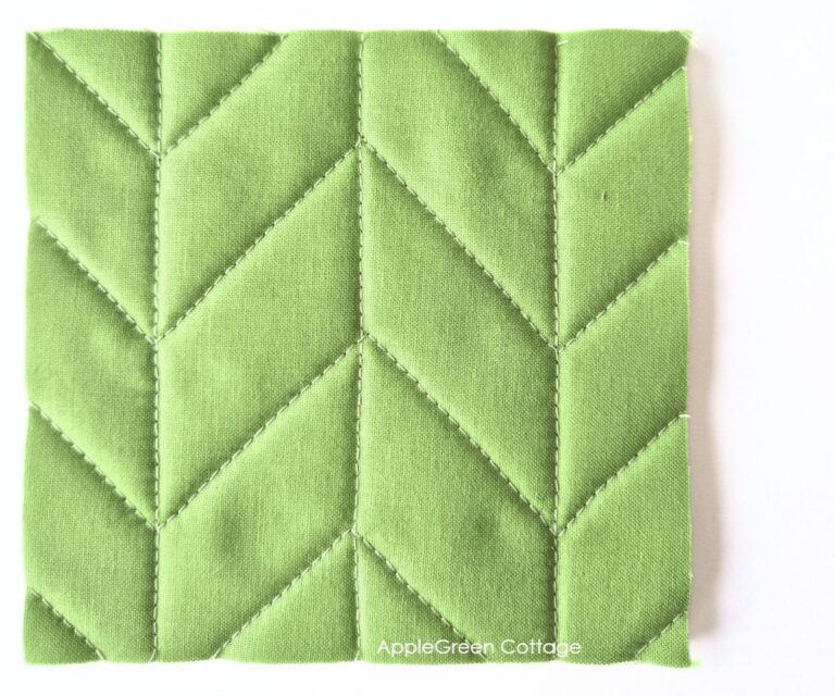 14 Easy Straight-Line Quilting Designs for Beginners - AppleGreen Cottage