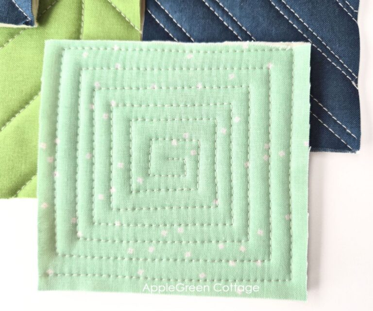 14 Easy Straight-Line Quilting Designs for Beginners - AppleGreen Cottage