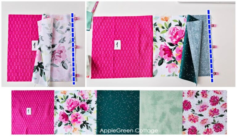 How To Make An EASY! Patchwork Quilt - AppleGreen Cottage