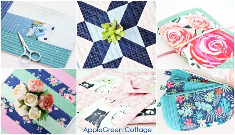 6 Small Quilting Projects to Sew in an Afternoon (+Bonus!) - AppleGreen ...