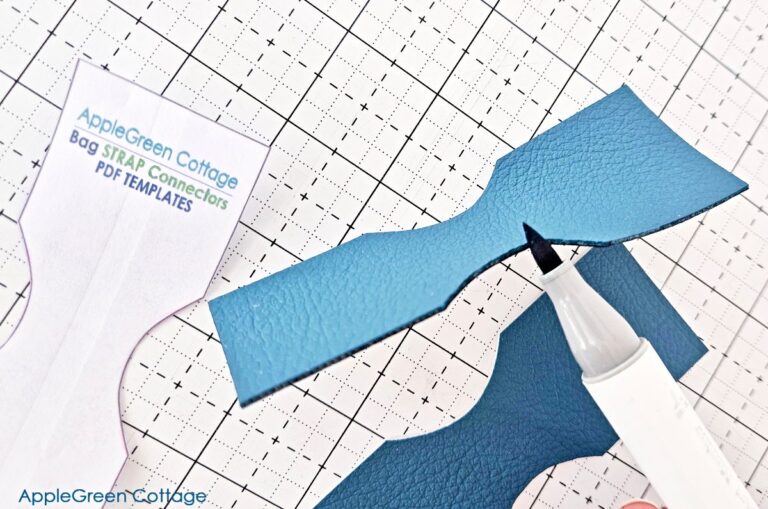 How To Make Bag Strap Connectors- 7 Free PDF Templates - AppleGreen Cottage