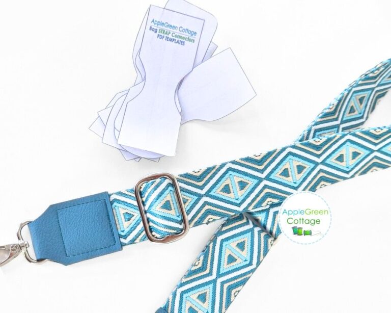 How To Make Bag Strap Connectors- 7 Free PDF Templates - AppleGreen Cottage