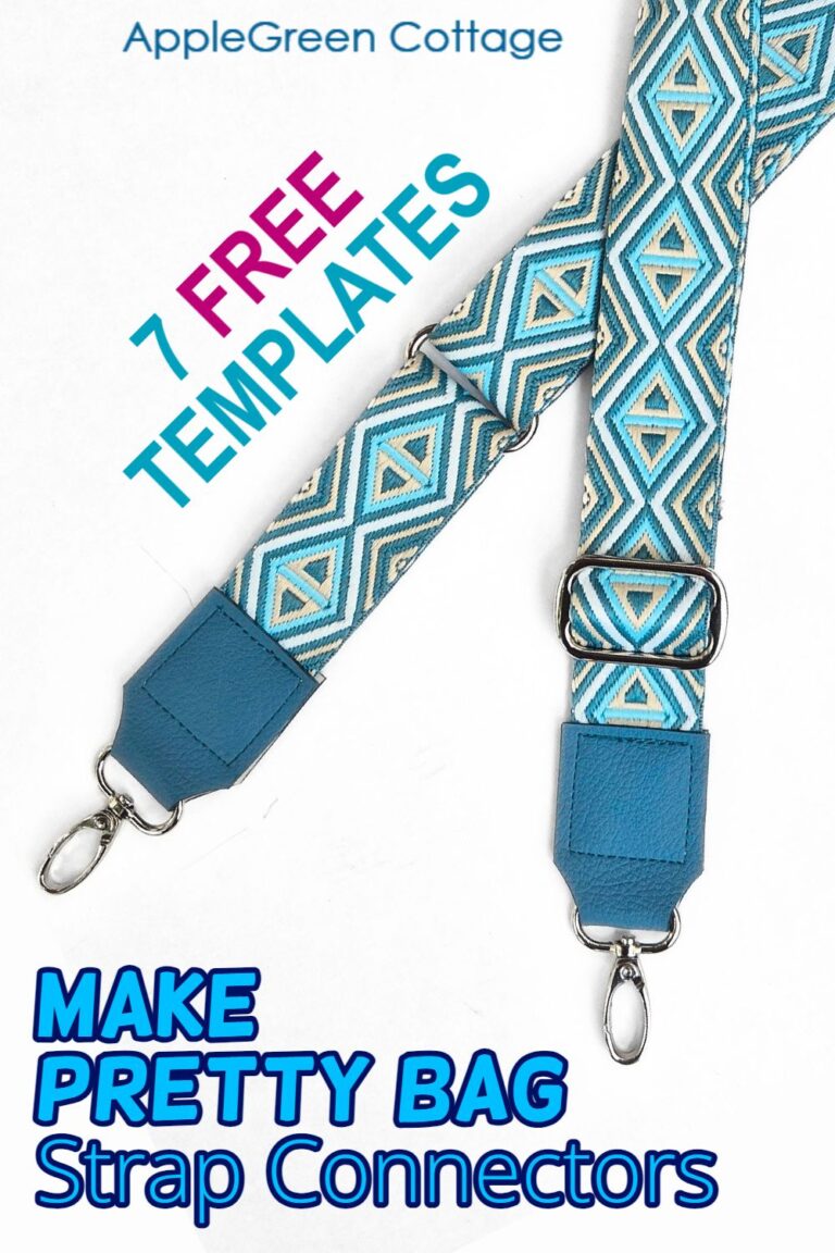 How To Make Bag Strap Connectors- 7 Free PDF Templates - AppleGreen Cottage