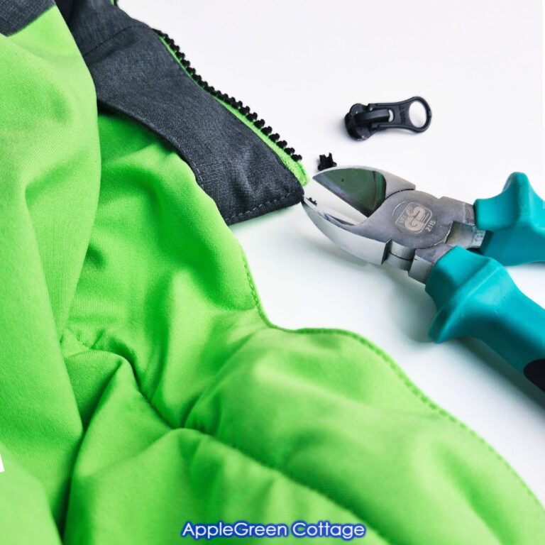How to Fix A Broken Zipper Pull - AppleGreen Cottage
