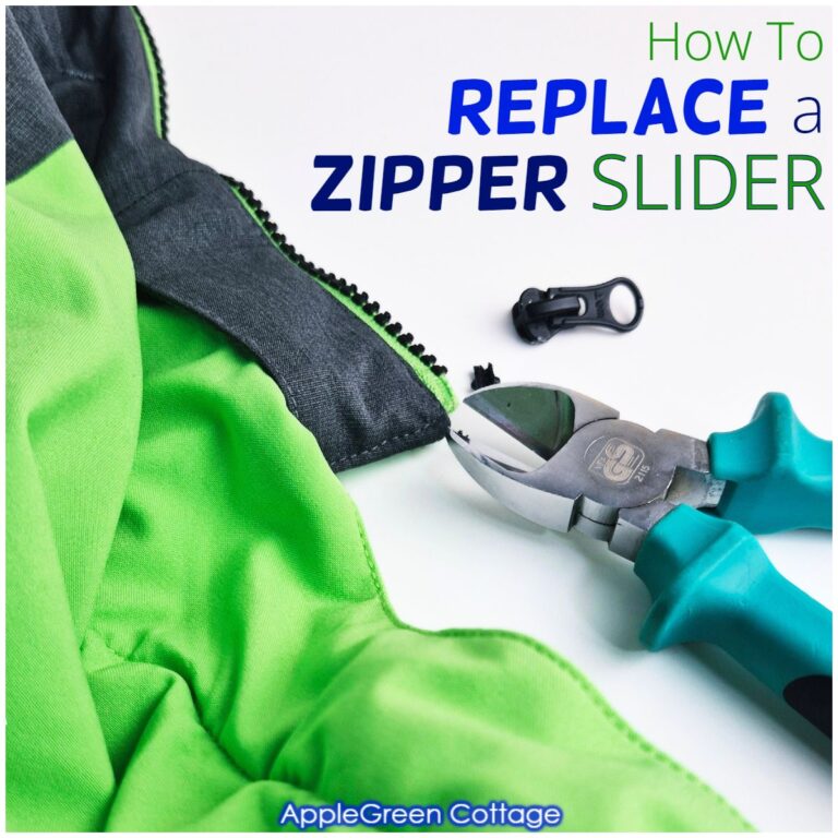 How to Replace Slider On A Plastic Tooth Zipper - Easy Fix ...